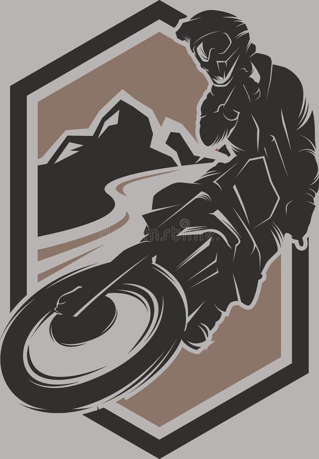Motocross Race Logo Vector Illustration DOWNLOAD 1 Stock Vector ...