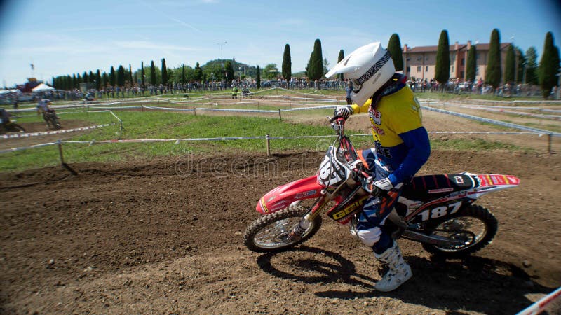 Motocross racer editorial stock image. Image of competition - 53934919