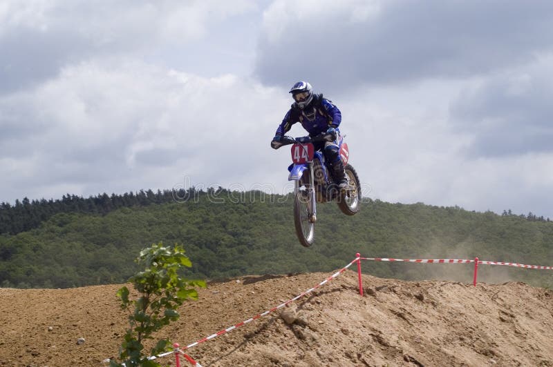 MotoX racing stock image. Image of motocross, competition - 1383857