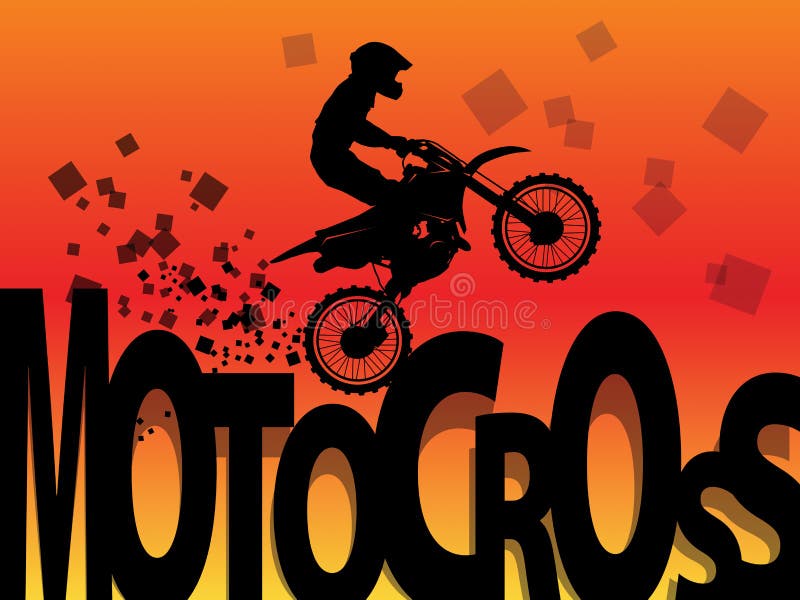 Motocross Dirt Bike Stock Illustrations – 2,503 Motocross Dirt Bike ...