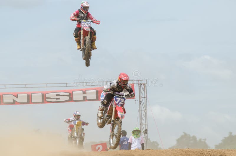 Motocross riders editorial image. Image of field, riders - 43462115