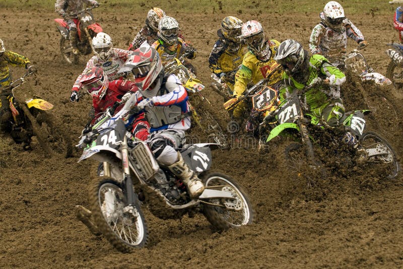 Motocross start editorial photo. Image of motorbike, extreme - 26814346