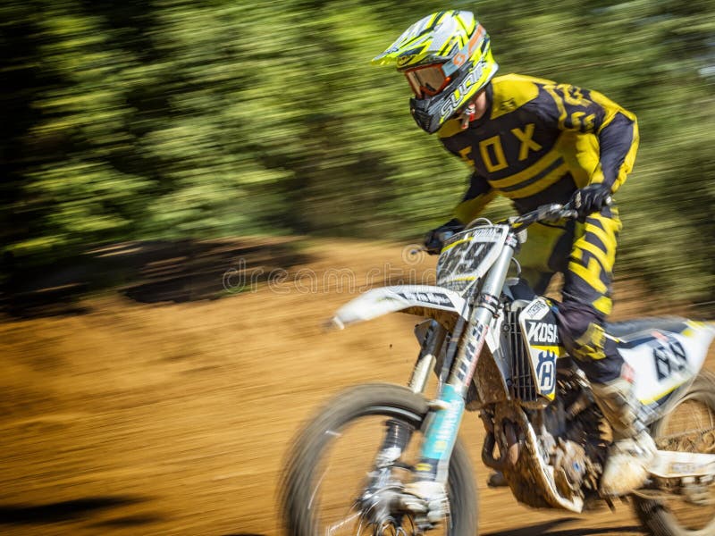 Motocross training scene editorial stock image. Image of motor - 220558484