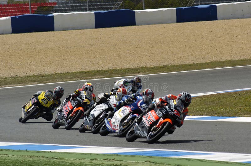 Motogp 125cc Racing Action editorial image. Image of rider - 7287520