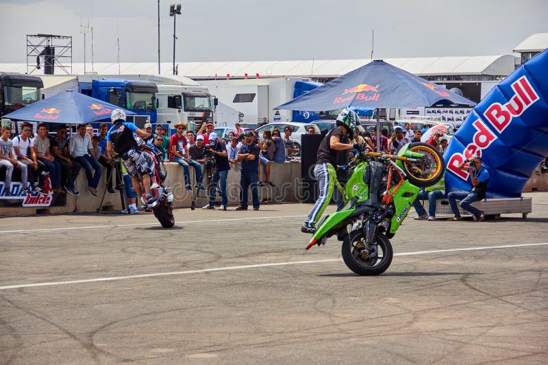MotoGP Rider in Action at Marrakech MotoGP 2014 Editorial Photography ...