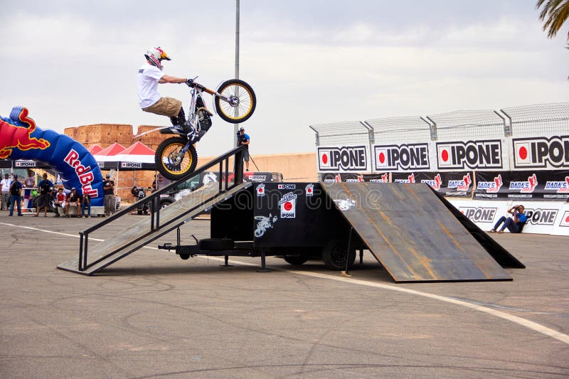MotoGP Rider in Action at Marrakech MotoGP 2014 Editorial Photography ...