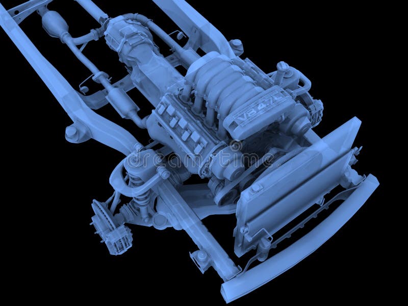 Motor stock illustration. Illustration of injectors, cylinder - 3223619