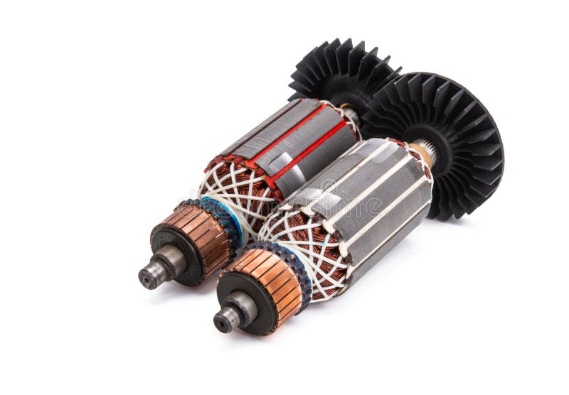 Motor anchor isolated stock image. Image of white, magnetic - 202293483