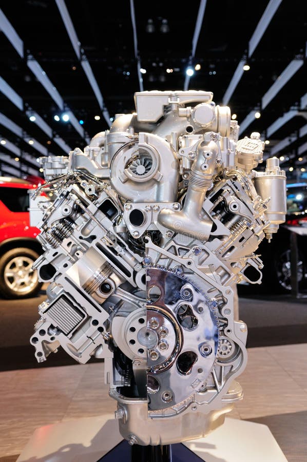 Motor automotriz imagem de stock. Imagem de potência - 17274031