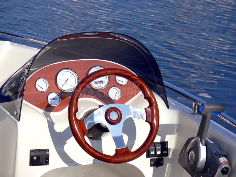 Motor boat control panel stock photo. Image of miscellaneous - 6099168
