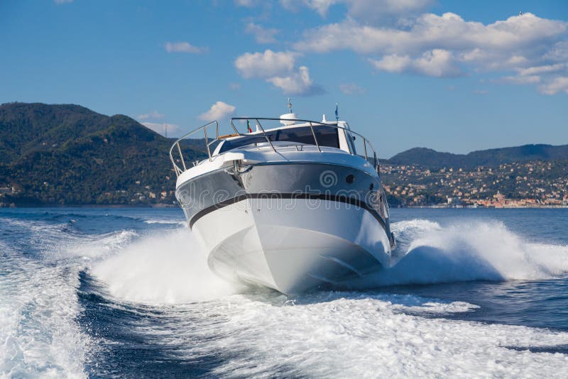 Motor boat stock photo. Image of independence, blue, motorized - 35374384