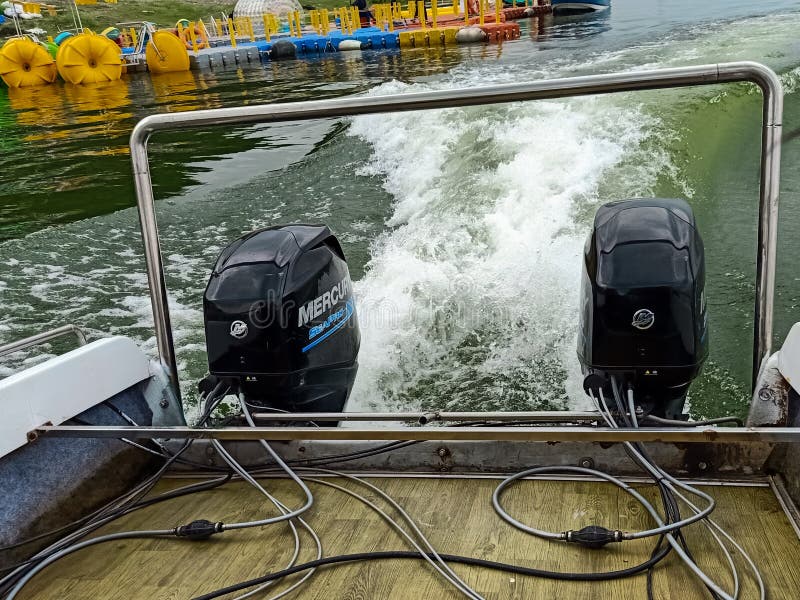 Motor boat jet stream editorial stock image. Image of locomotive ...