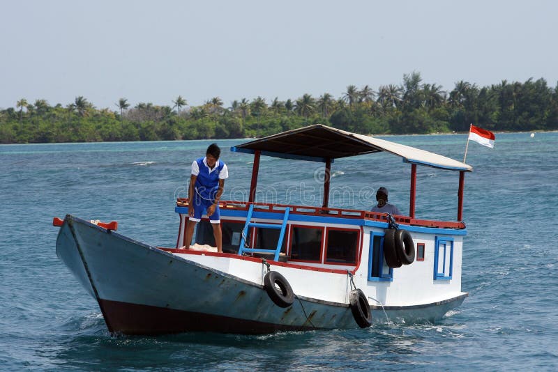 Motor boat editorial stock photo. Image of means, motor - 42498508