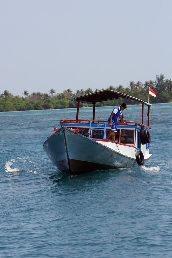 Motor boat editorial image. Image of means, boat, wood - 42498580