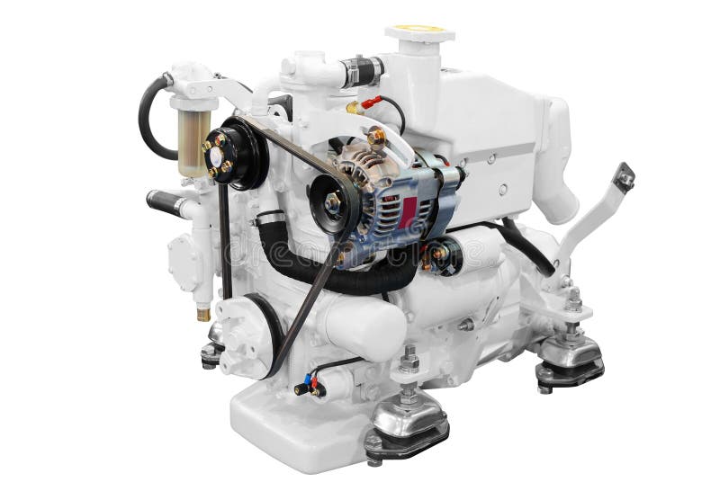 Motor do navio imagem de stock. Imagem de cilindro, potência - 9285475