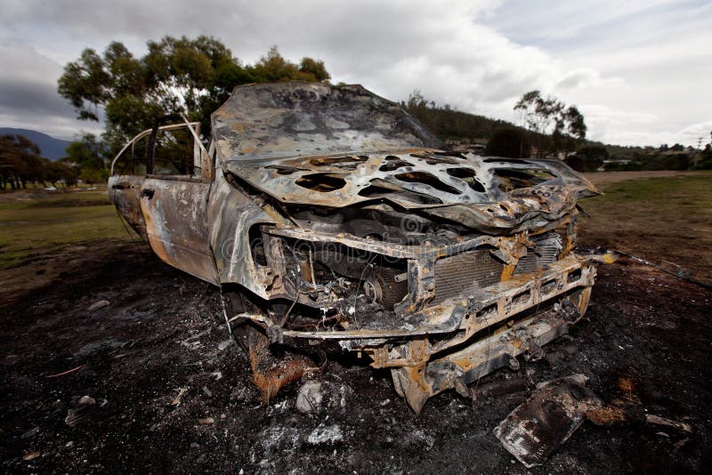 Motor Car Arson stock photo. Image of automobile, wreck - 19284138