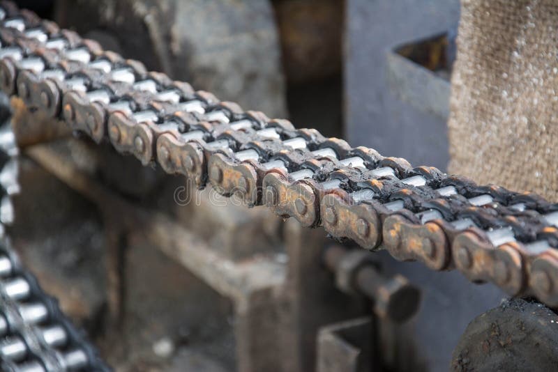 Motor chain stock image. Image of metal, idea, equipment - 18884075
