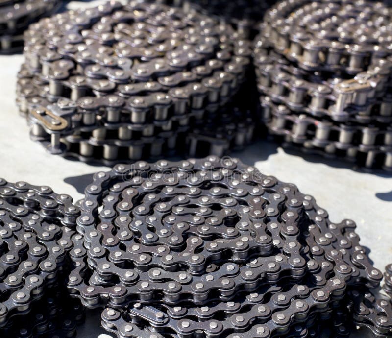 Motor chains stock image. Image of auto, chrome, chain - 41057165