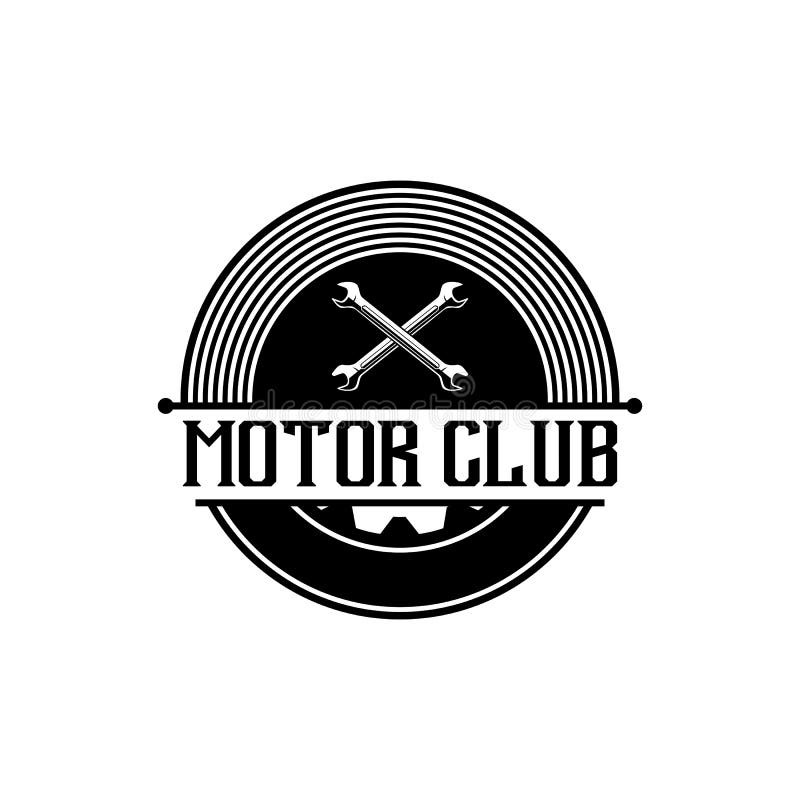 Motor Club Logo Design Vector Illustration Template Stock Vector ...