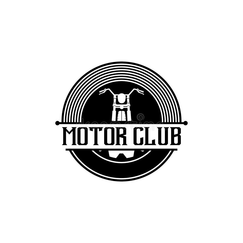 Motor Club Logo Design Vector Illustration Template Stock Vector ...