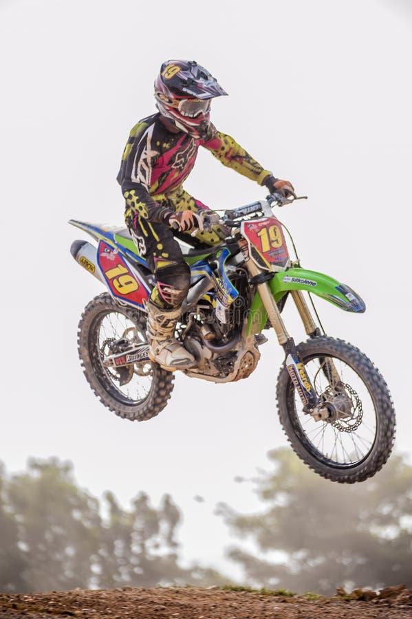 Motor Cross editorial stock image. Image of dusty, race - 54584904