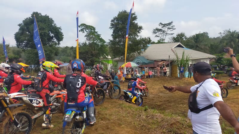 Motor Cross Training? editorial photo. Image of sulawesi - 330275621