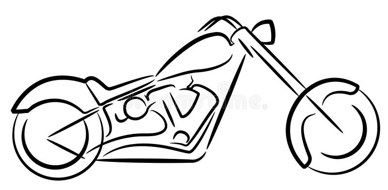 Motorbike vector stock vector. Illustration of bike, classic - 19431683