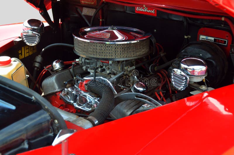 Motor De Coche Modificado Para Requisitos Particulares Imagen de ...