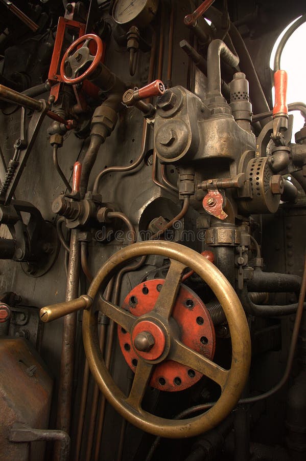 Motor de vapor foto de archivo. Imagen de industria, turismo - 1485800