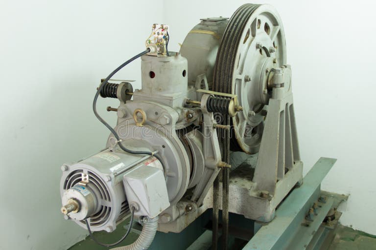 Motor driven elevator stock photo. Image of architecture - 33441306