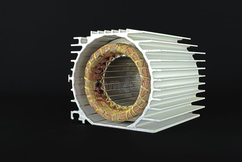 Estator del motor foto de archivo. Imagen de fase, motor - 25544304