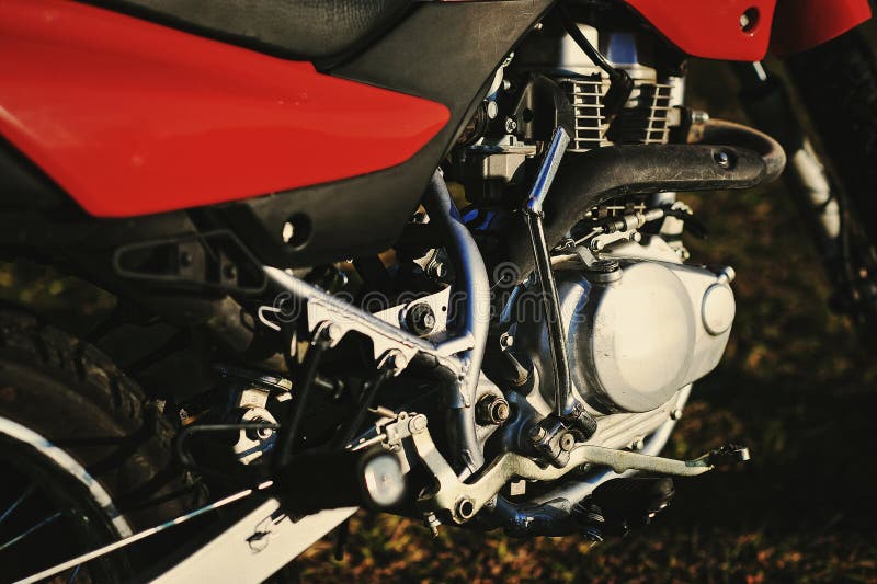 The motor of enduro stock photo. Image of adrenalin, motorbike - 63871678