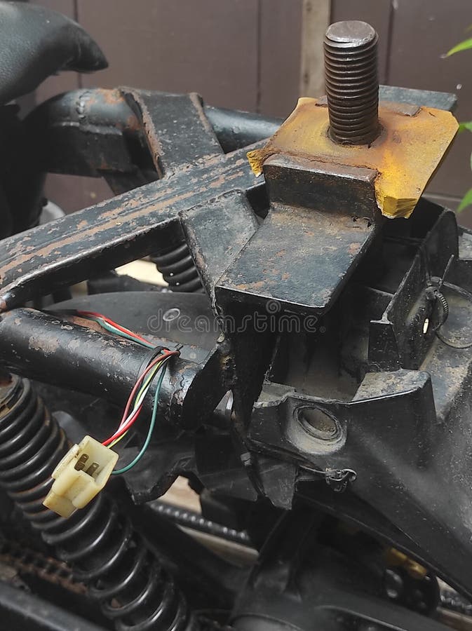 Motor Frame and Exposed Wiring Stock Image - Image of frame, exposed ...