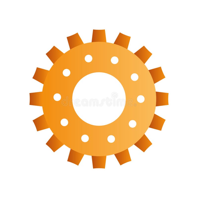 Car Motor Gear Icon, Cartoon Style Stock Vector - Illustration of ...