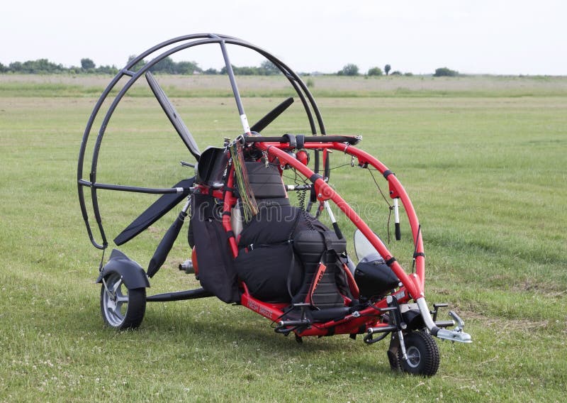 Motor Glider with Propeller - RAW Format Stock Image - Image of glider ...