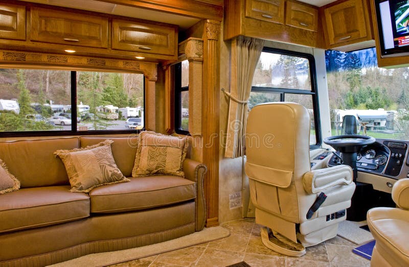 Motor Home Interior stock photo. Image of home, coach - 4673826