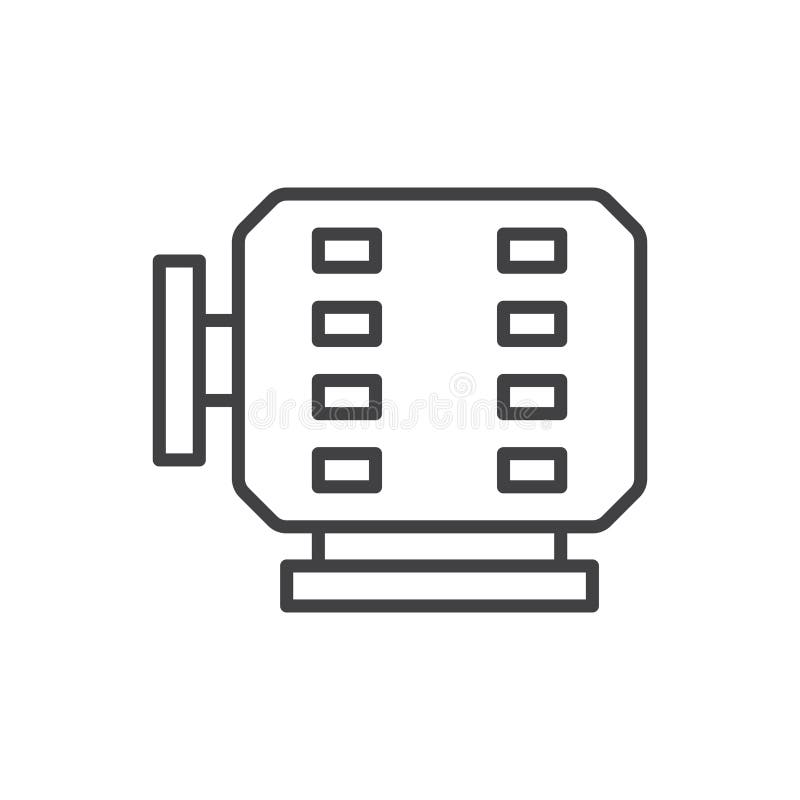 Motor Icon stock vector. Illustration of engine, electrical - 374418359