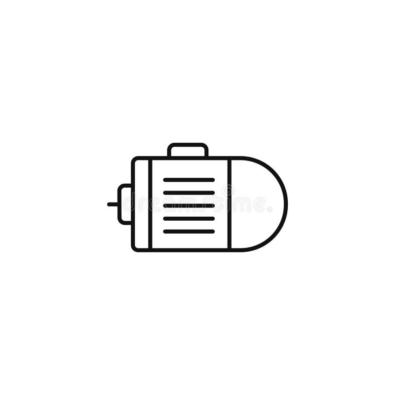 Motor Icon, Engine Symbol. Modern, Simple Stock Illustration ...