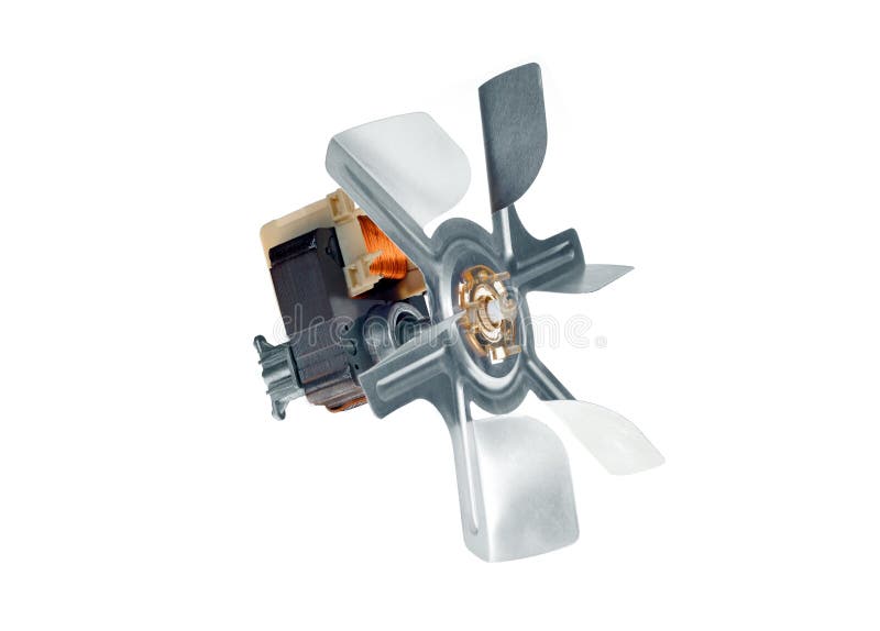 Motor with the impeller stock photo. Image of power, rotor - 97686330