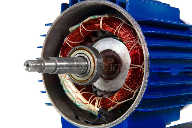 Motor, Isolated on a White Background Stock Photo - Image of industry ...