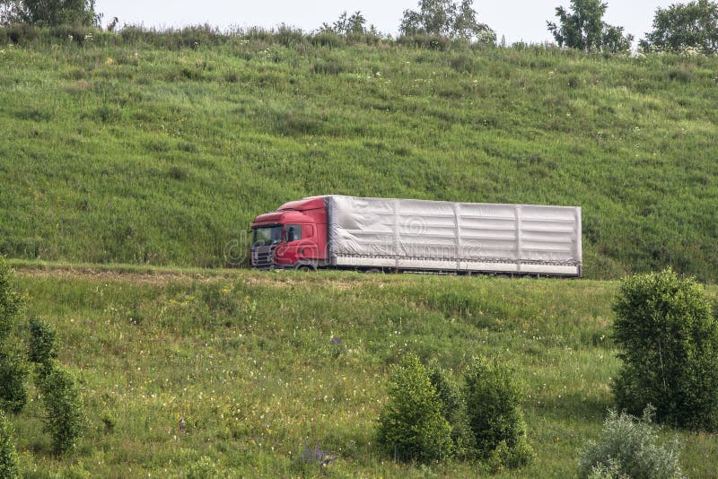 Motor lorry stock photo. Image of freightage, delivering - 166636676
