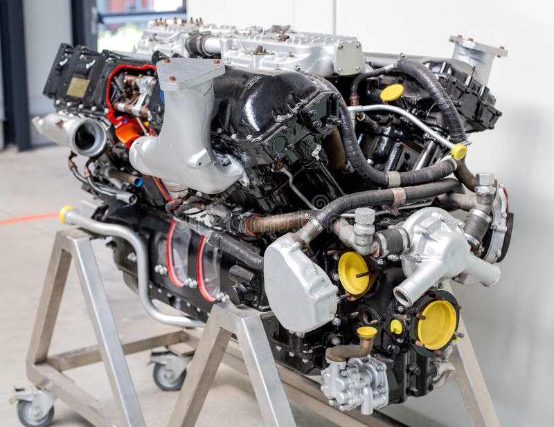 Motor from Military Equipment Stock Image - Image of generation, steel ...