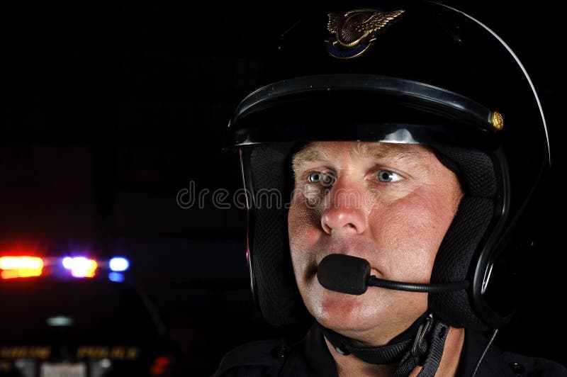 Motor officer stock photo. Image of officer, male, summons - 20983250