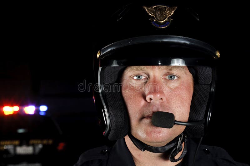 Motor officer stock image. Image of career, officer, safety - 20983279