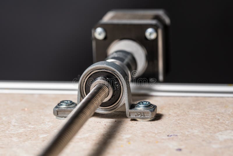 Motor Paso a Paso Con Tornillo Sin Fin Y Cojinete Impresora 3d Foto de ... Motor Paso a Paso Con Tornillo Sin Fin Y Cojinete Impresora 3d Foto de ...
