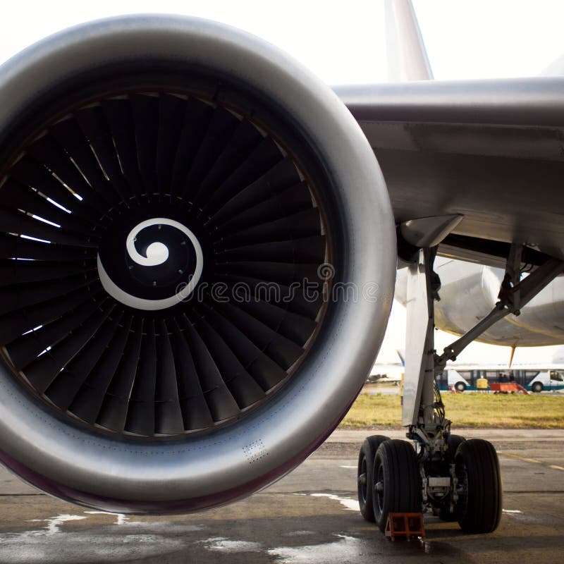 Motor plano imagen de archivo. Imagen de turbo, turboventilador - 17078201