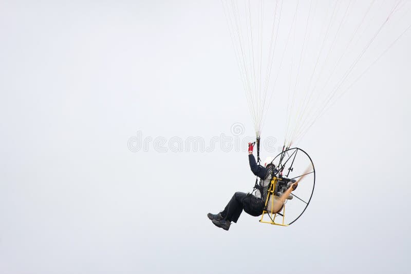 Powered Paraglider stock photo. Image of homebuilt, leisure - 6887486