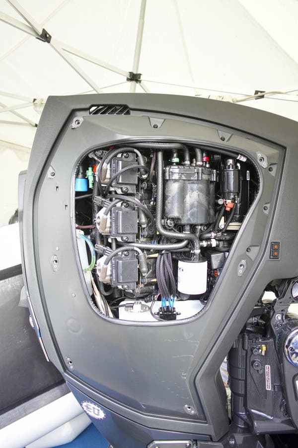 Outboard motor propeller stock image. Image of piston - 30947919