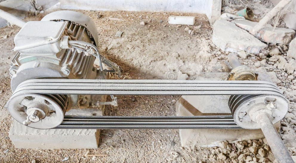 Motor of rice mill stock photo. Image of starter, motor - 30405094