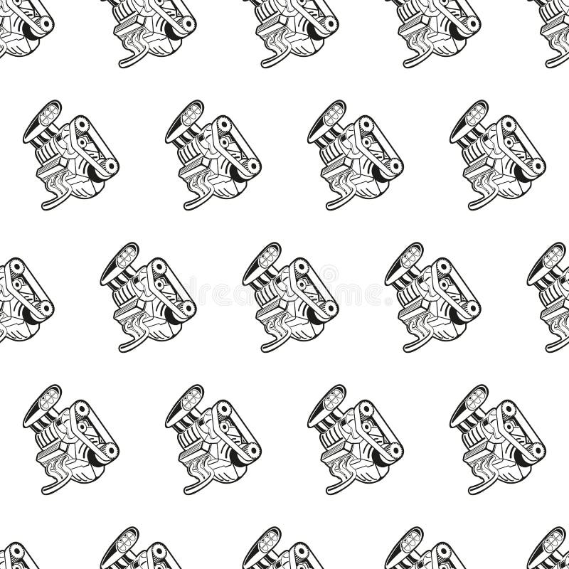 Seamless Construction Hand Tools Pattern. Vector Illustration Stock ...